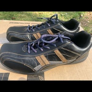 Perry Ellis | Shoes | Perry Ellis Mens Black Brown Leather Sneakers ...